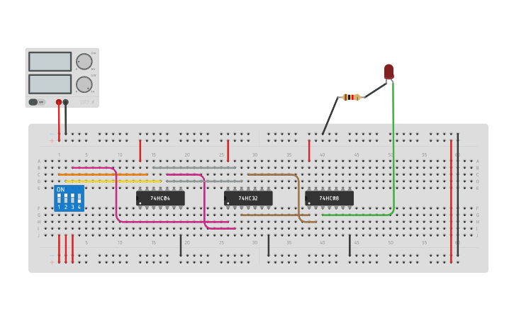 Circuit Design Realization Of Functions Using Pos Tinkercad