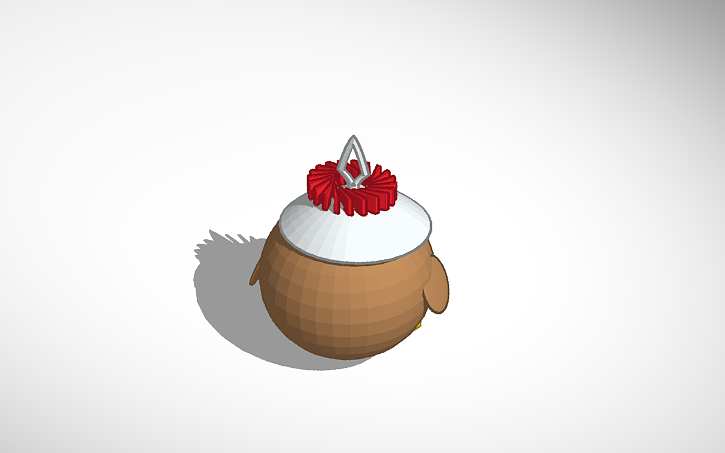 3D design #kiwiandduckwars captain kiwi | Tinkercad