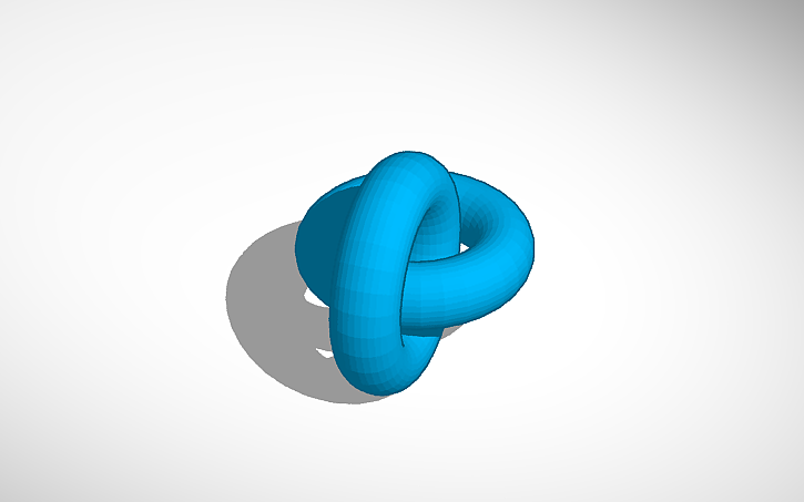 3D design Interlocking Rings - Tinkercad