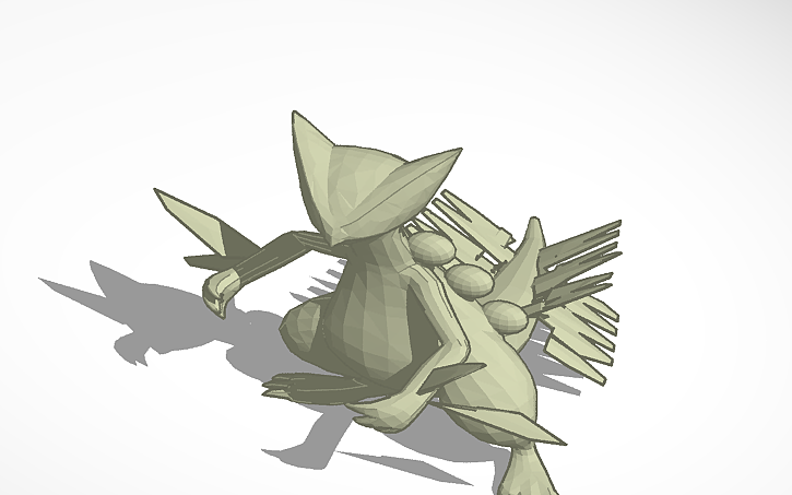 3D design Sceptile - Tinkercad