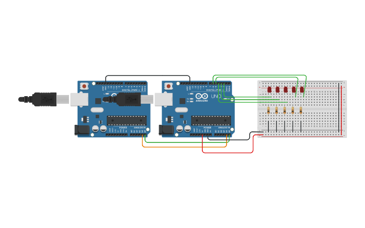 Circuit design Clase 1 - N2 - Ejemplo 6 | Tinkercad