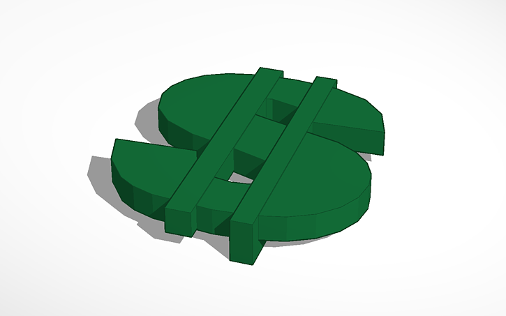 3D design Money - Tinkercad