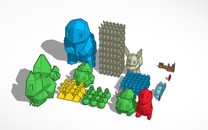 3D design Pokemon - Tinkercad