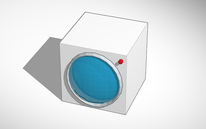 3D design Washing machine - Tinkercad