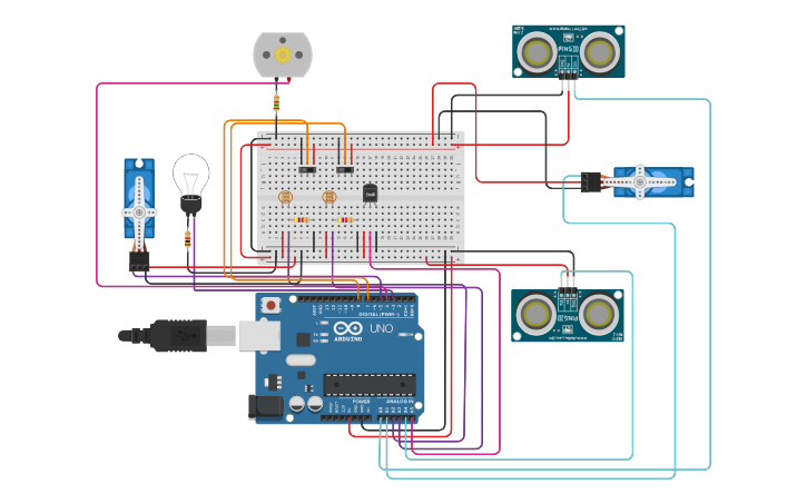 Circuit Design Home Automation Tinkercad 