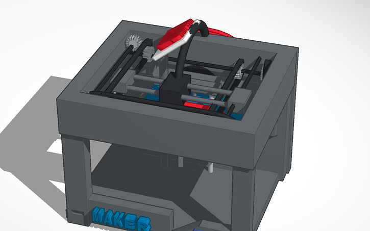 3D design 3D printer - Tinkercad