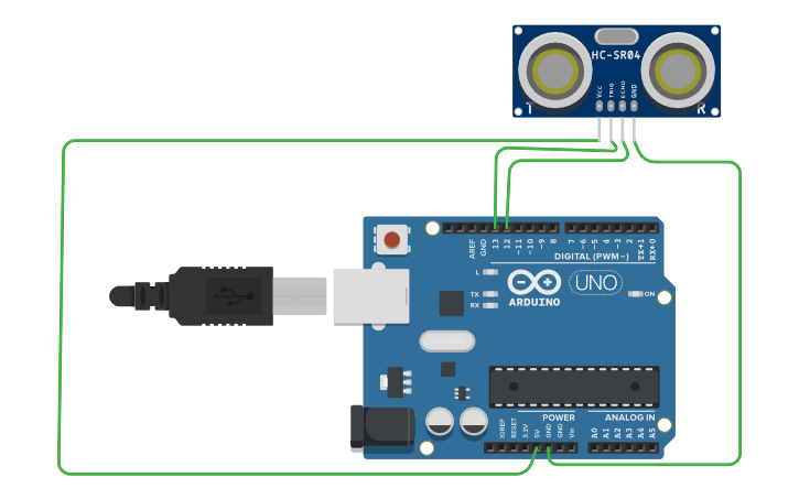 Circuit design 14.water sensor | Tinkercad