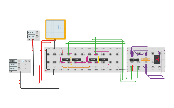 Circuit Design Bài 2 Lab5 Tinkercad