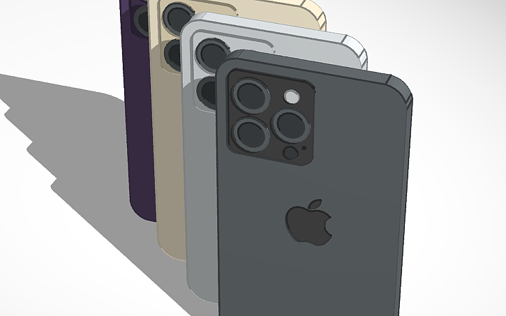 3D design iPhone 14 Pro - Tinkercad