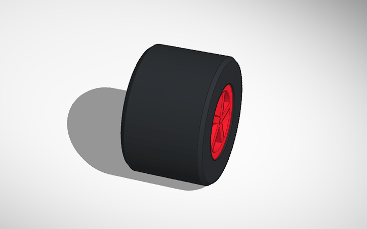 3D design wheel - Tinkercad