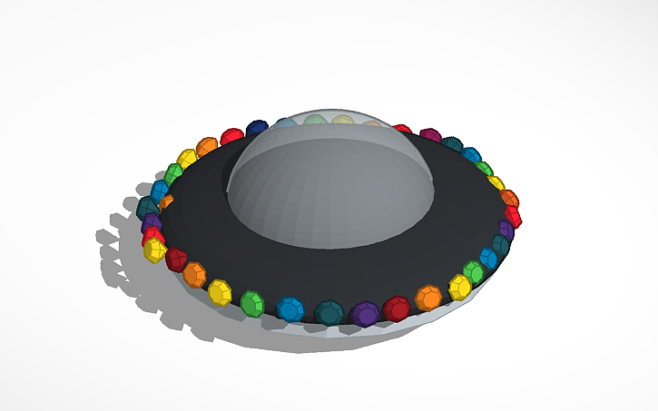 3D design ufo - Tinkercad