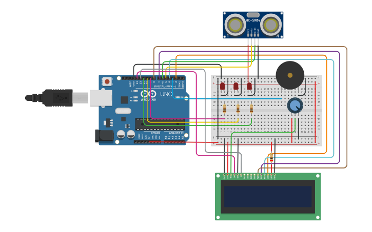 Circuit design sensor alien | Tinkercad