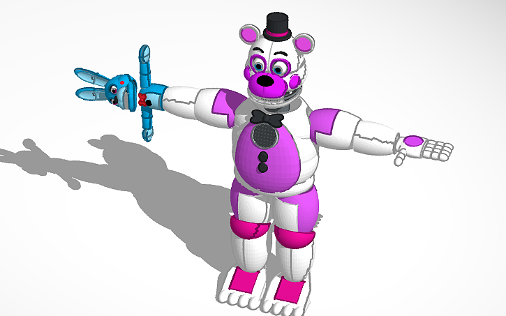 3D design funtime freddy collab | Tinkercad