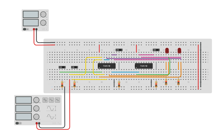 Circuit Design Jk Flipflop Tinkercad
