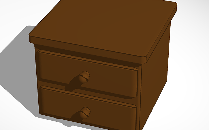 3D design bedside table δεξιότητες - Tinkercad