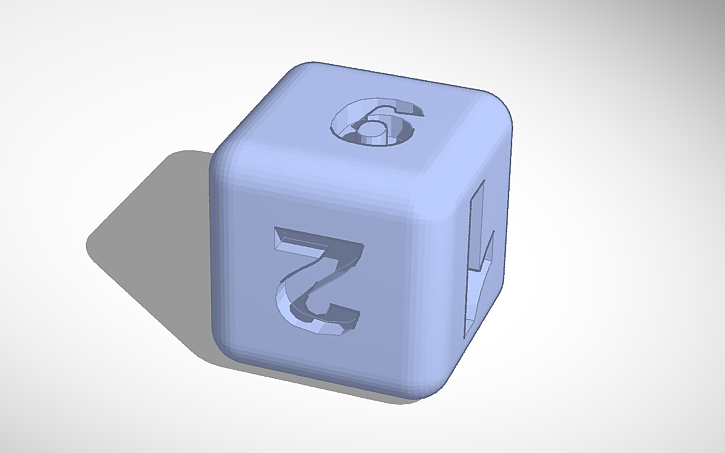 3D design dice -smith | Tinkercad