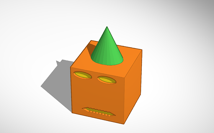 3D design HAPPY HALLOWEEN | Tinkercad