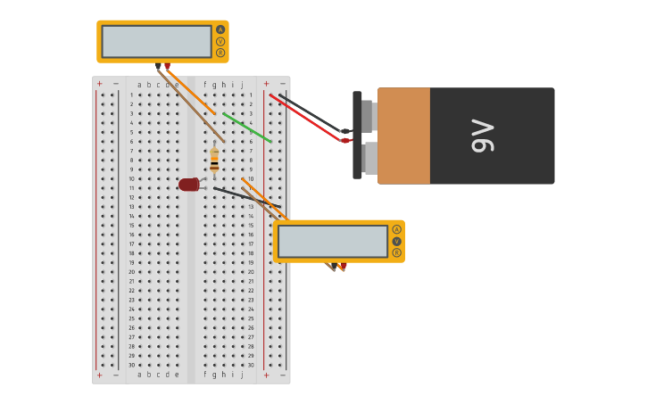 Circuit design HW8, Task 7 - Tinkercad