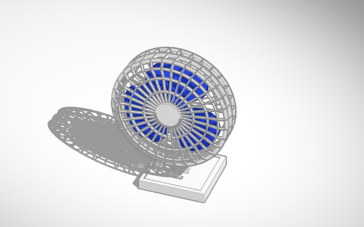 3D design front grill - Tinkercad
