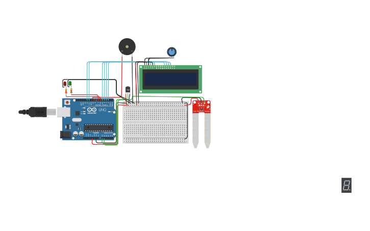 Circuit Design Temperature Monitoring With Arduino And I2c Lcd Tinkercad 3102