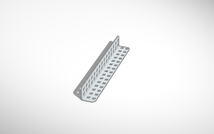 3D design Vex L channel - Tinkercad