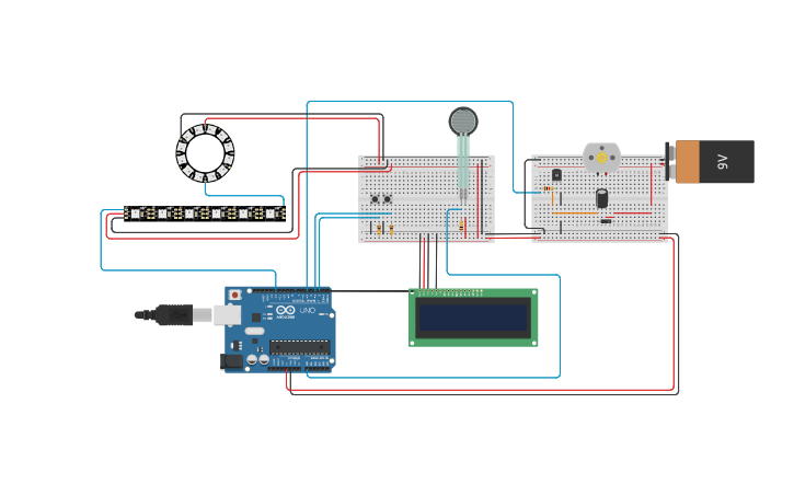 Circuit design CfX_Arduino_GT-MIXER | Tinkercad