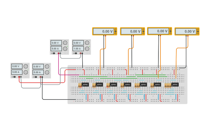 Circuit Design Opamp Tinkercad