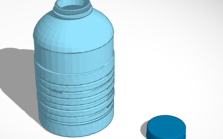 3D design water Bottle - Tinkercad