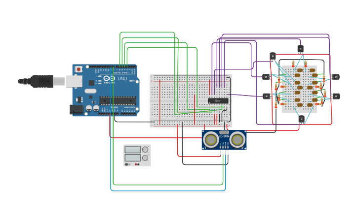 Circuit design elevator1 - Tinkercad