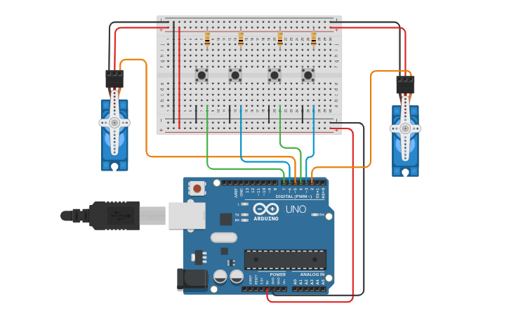 Circuit Design Practica 3 Tinkercad
