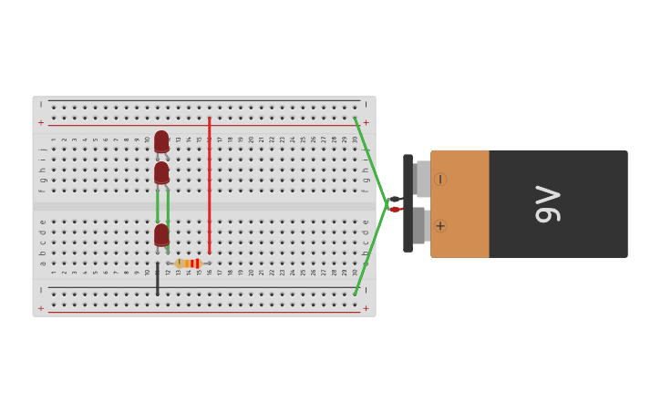 Circuit design circuito paralelo | Tinkercad