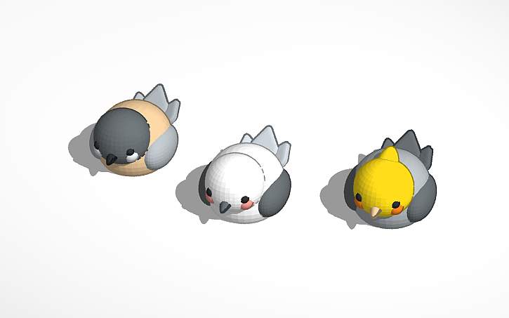 3D design Bird Bubbies - Tinkercad