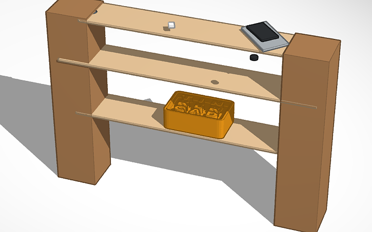 3d Design Stuff On A Shelf Tinkercad