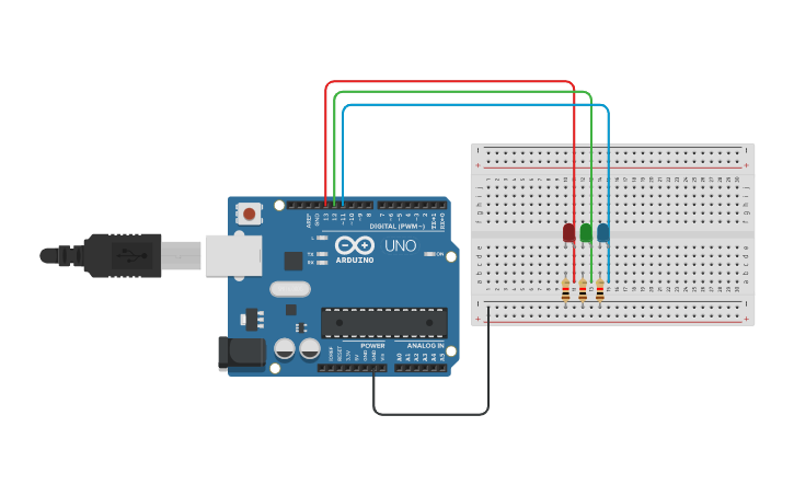 Circuit Design Arduino Led Input Tinkercad 8721