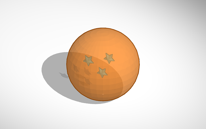 3D design DRAGON BALL Z - Tinkercad