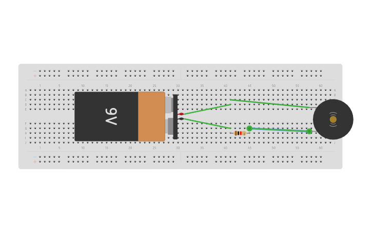 Circuit design montaje 5 | Tinkercad