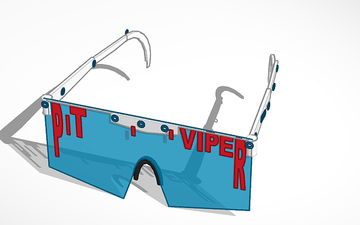 3D design pit viper's - Tinkercad