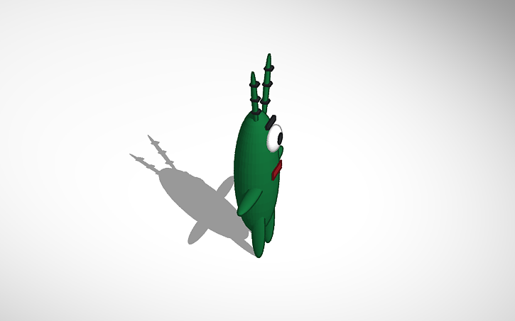 3D design Plankton - Tinkercad