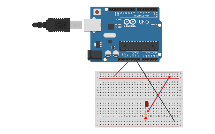 Circuit design dht11 | Tinkercad