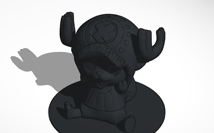 3D design chopper one piece - Tinkercad