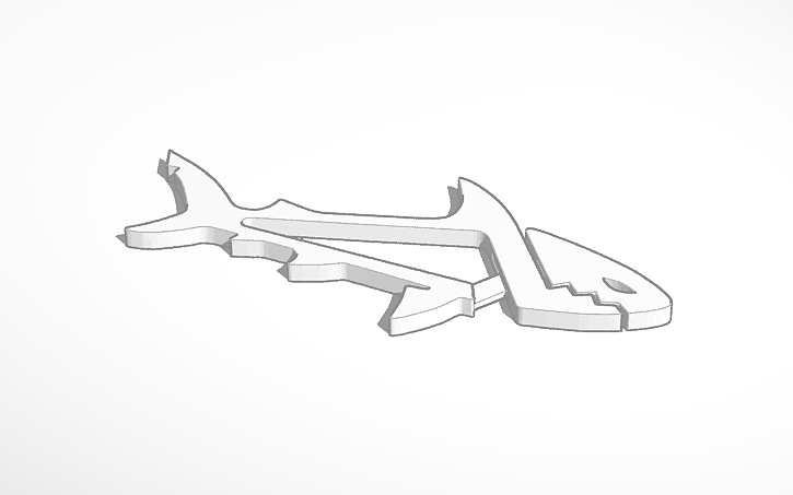 3D design Shark clip | Tinkercad
