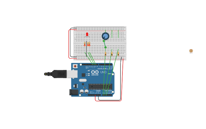 Circuit design Project #3 Color Mixing Lamp - Tinkercad