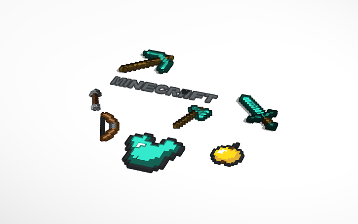 3D design Minecraft - Tinkercad