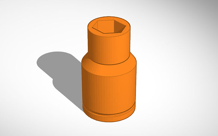 3D design 10MM Cummins Socket - Tinkercad