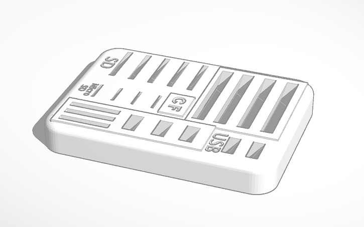 3D design Card holder edit | Tinkercad