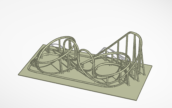 3D design Roller coaster - Tinkercad
