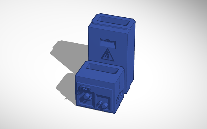 3D design Celda de 20kv USB - Tinkercad