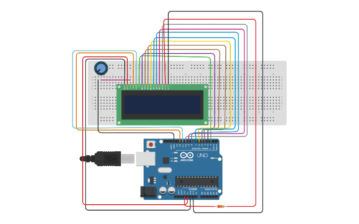 Circuit Design Proiect 20 Tinkercad
