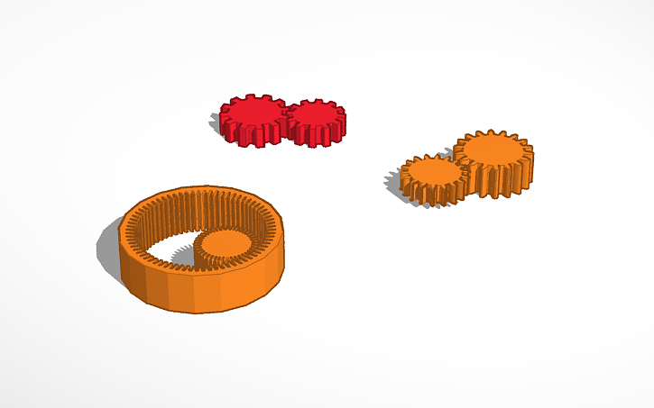 3D design Gears - Tinkercad