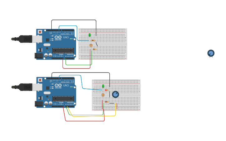 Circuit design Control de un LED con una fotocelda - Tinkercad Circuit design Control de un LED con una fotocelda - Tinkercad